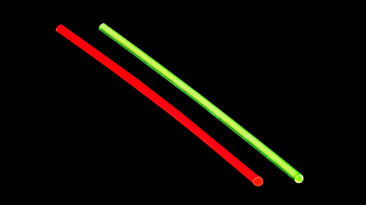 Fiber Optic Rod, Red and Green, 2 Pieces Each, .040 Diameter - Warren ...