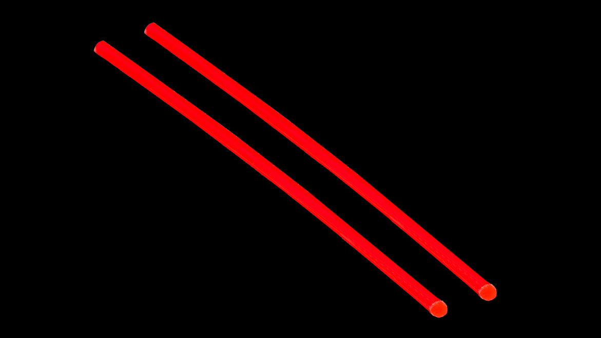 Fiber Optic Rod, Red, 4 Pieces, .040 Diameter - Warren Tactical Series