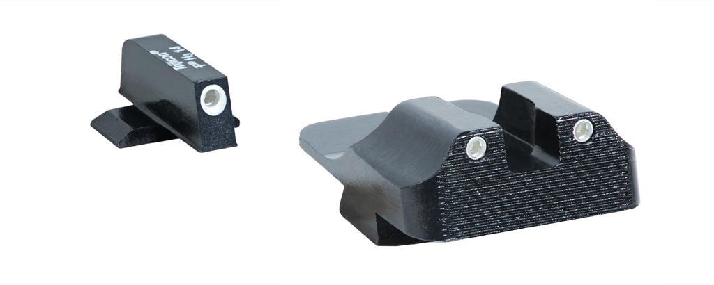 FN 509, Night Sight 3 Lamp Tritium Set: 2 Lamp Serrated Rear Sight & 1 ...